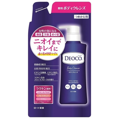 ロート製薬 デオコ　薬用ボディクレンズ　つめかえ用　２５０ｍｌ×12パック