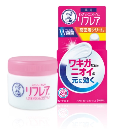 ロート製薬 リフレア　デオドラントクリーム　５５ｇ×12パック