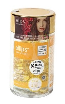 エリップス　ヘアビタミン　スムース＆シャイニー　ボトル　イエロー　５０粒×5パック