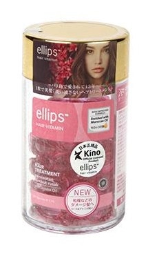 エリップス　ヘアビタミン　トリートメント　ボトル　ピンク　５０粒×12パック