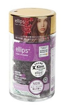 エリップス　ヘアビタミン　ナチュラルカラー　ボトル　パープル　５０粒×5パック
