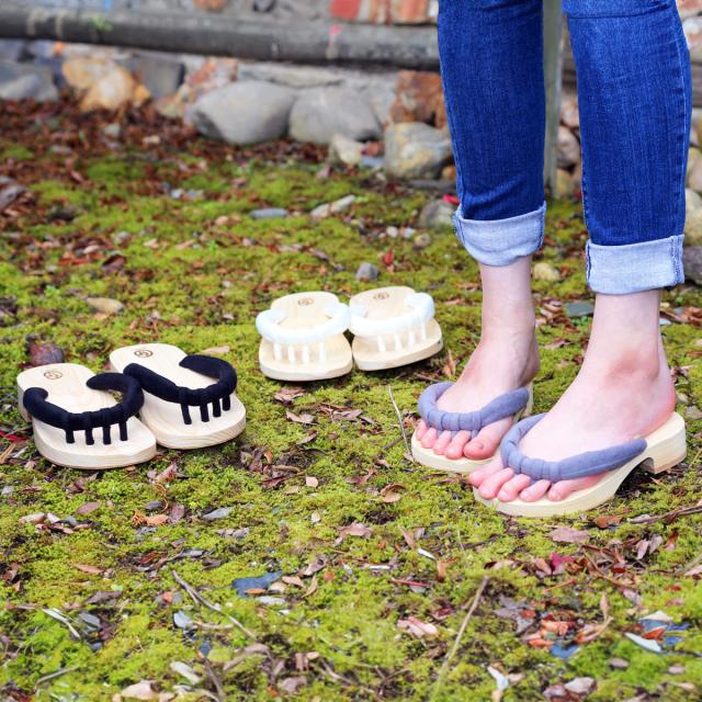 GETALS ゲタル 嵯峨乃や 日本製 下駄 健康サンダル 化粧箱入り ゲタ サンダル 5本指 履き物 ファッション