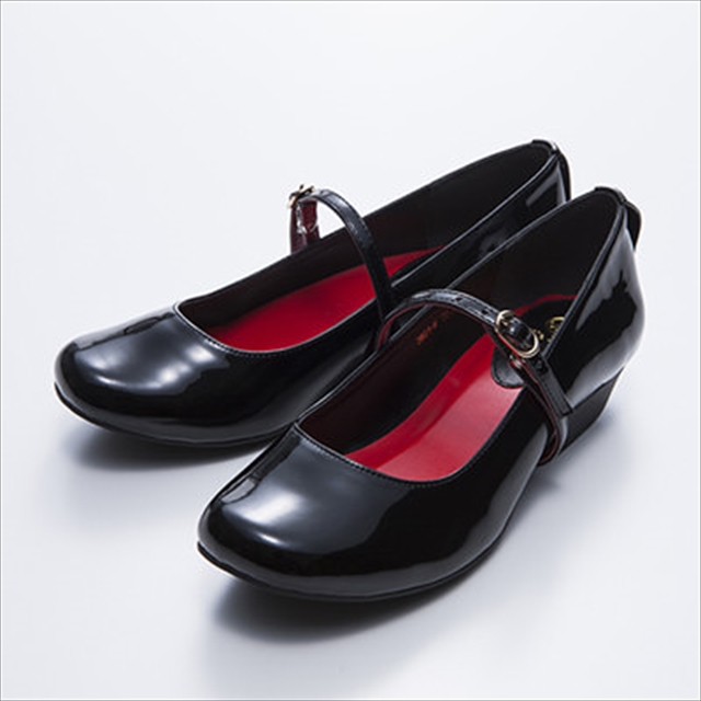 ピアノシューズ〔ブラックエナメル/シャンパンスムース：22.5cm〜26cm〕 演奏専門のシューズ（本番用） 靴 ピアノ 発表会 リトルピアニスト 送料無料