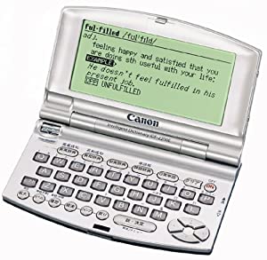 CANON wordtank IDF-2200E (5コンテンツ%ｶﾝﾏ% 英語モデル%ｶﾝﾏ% コンパクトサイズ)(中古品)