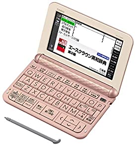 カシオ 電子辞書 エクスワード 中学生モデル XD-Z3800PK ピンク 170コンテンツ(中古品)