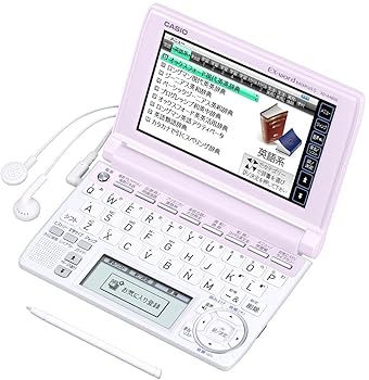 CASIO Ex-word 電子辞書 ピンク 高校生学習モデル ツインタッチパネル 音声対応 120コ(中古品)