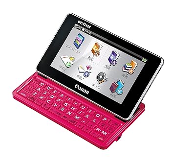 Canon 電子辞書 wordtank Z410PK 学生向け英語強化モデル 全面タッチパネル液晶(中古品)