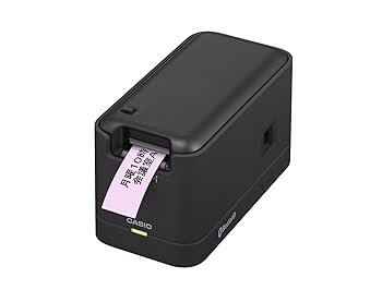 CASIO カシオ計算機 memopri メモプリ ふせん ラベル テープ Bluetooth対応 MEP-B10-BK ブラック(中古:非常に良い)
