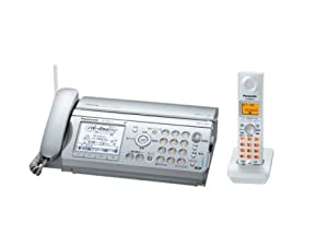 パナソニック おたっくす デジタルコードレスFAX 子機1台付き シルバー KX-PW607DL-S(中古品)