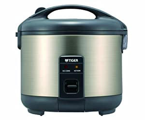 Tiger JNP-S10U-HU 5.5-Cup (Uncooked) Rice Cooker and Warmer,  Stainless Steel Gray by Tiger Corporation(中古品)
