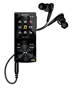 SONY ウォークマン Sシリーズ 8GB ノイズキャンセリング搭載 ブラック NW-S744/B(中古品)