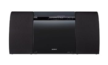 SONY ウォークマン用ドックコンポ CDプレーヤー内蔵 ラジオ内蔵 ブラック CMT-V30/B(中古品)
