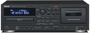TEAC CD/カセットレコーダー USB接続対応 ブラック AD-RW900-B(中古品)