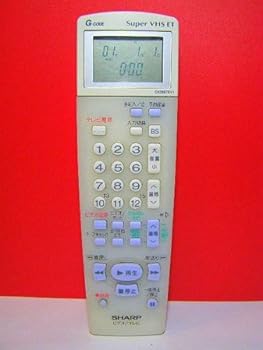 シャープ ビデオリモコン G1286TEV1(中古品)