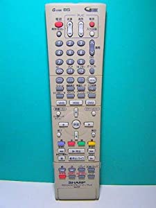 シャープ HDD・DVDリモコン GA374PA(中古品)