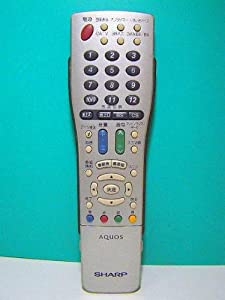 シャープ テレビリモコン GA366WJSA(中古品)