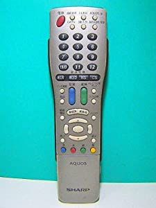 シャープ テレビリモコン GA491WJSA(中古品)