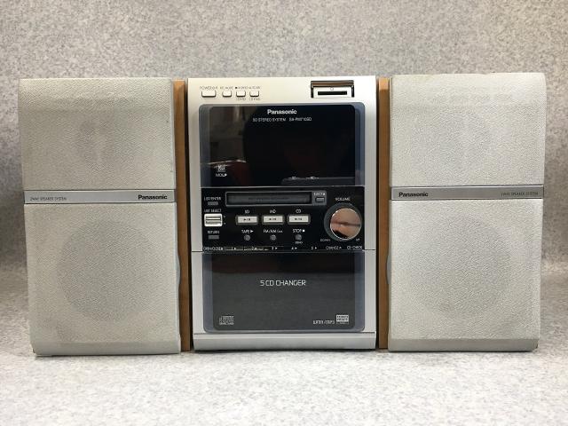 Panasonic　パナソニック　SC-PM710SD-S　SDステレオシステム　（CD/MD/SD/カセット/AM/FMラジオコンポ）（本(中古品)