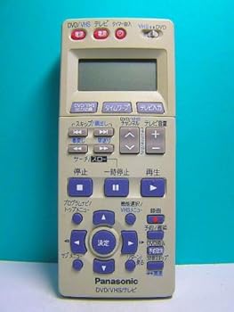 パナソニック VHS・DVDリモコン EUR7909KB0(中古品)