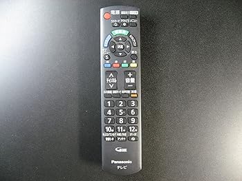 パナソニック テレビのリモコン N2QAYB000411(中古品)