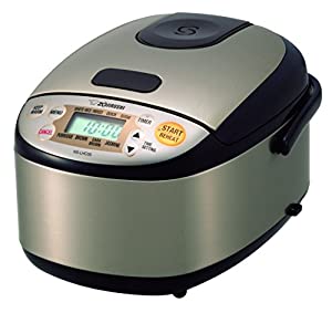 Zojirushi NS-LHC05XT Micom Rice Cooker & Warmer,  Stainless Dark Brown by Zojirushi(中古品)