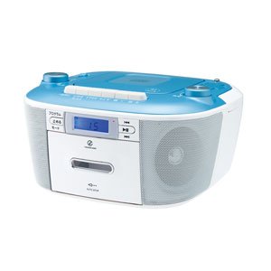 コイズミ ラジカセ SAD-4935/A [ブルー](中古品)