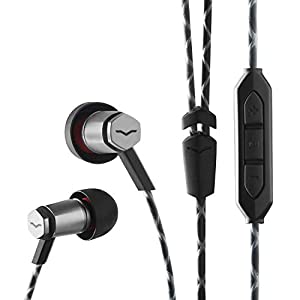 V - MODA Forza lloインイヤーヘッドホンwith 3ボタンリモート&マイク???SamsungとAndroidデバイ(中古品)