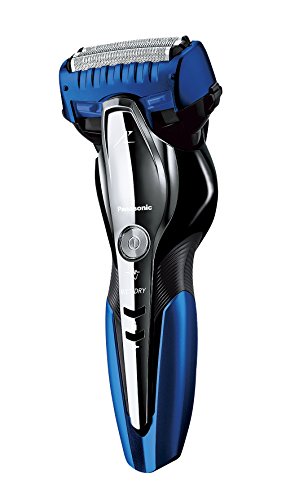 パナソニック ラムダッシュ メンズシェーバー 3枚刃 お風呂剃り可 青 ES-ST6P-A(中古品)