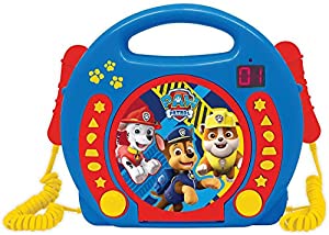 Lexibook Paw Patrol La Pat'Patrouille Chase Lecteur CD avec 2 micropho(中古品)