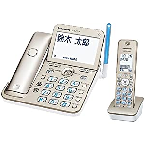 パナソニック 電話機 RU・RU・RU VE-GZ71DL-N [シャンパンゴールド](中古品)