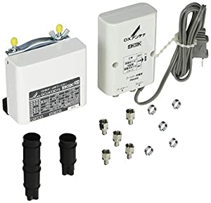 DXアンテナ CS/BS-IF・UHF デュアルブースター 【2K 4K 8K 対応】 家庭用 水平マストに取付可能 GCU433D1S(中古品)