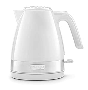 デロンギ(DeLonghi) 電気ケトル アクティブ シリーズ ホワイト 1.0L KBLA1200J-W(中古品)