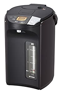タイガー魔法瓶(TIGER) 電気ポット 蒸気レス VE 電気 まほうびん とく子さん 3.0L ブラウン PIS-A300-T(中古品)