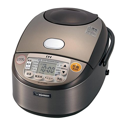 象印 炊飯器 IH式 極め焚き 5.5合 ブラウン NP-VF10KM2-TA(中古品)