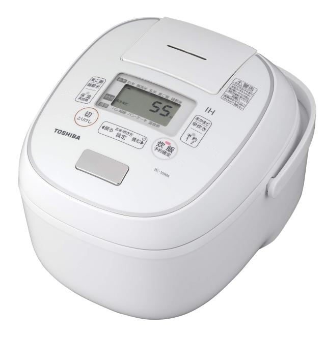 東芝 炊飯器 5.5合 IH式 鍛造釜 グランホワイト RC-10RM-W(中古品)