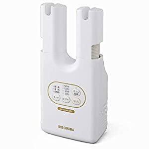 アイリスオーヤマ 靴乾燥機 シューズドライヤー カラリエ 脱臭 ホワイト SD-C2-W(中古品)
