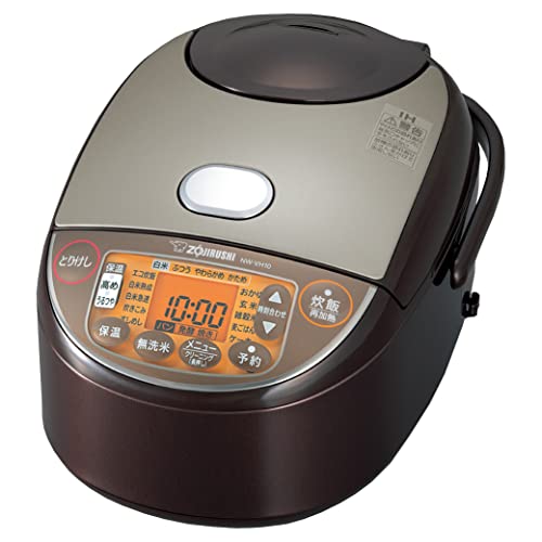 象印 IH炊飯ジャー（5.5合炊き） ブラウン ZOJIRUSHI 極め炊き NW-VH10-TA(中古品)