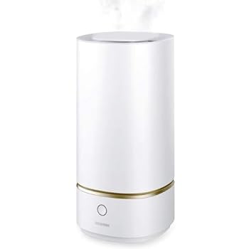 アイリスオーヤマ 加湿器 超音波式 加湿量 230ml タンク容量 3L 畳 13時間連続加湿 上(中古品)