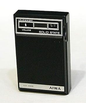 AIWA アイワ AR-666 Black 6石AMポケッタブルラジオ ビンテージ ヴィンテージ レトロ (中古品)
