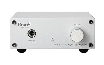 ラトックシステム USBヘッドホンアンプ 16bit・32kHz/44.1kHz/48kHz対応 REX-A1648HA1(中古:非常に良い)
