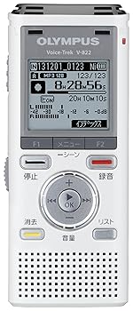 OLYMPUS ICレコーダー VoiceTrek 4GB リニアPCM対応 MicroSD対応 WHT ホワイト V-822(中古:非常に良い)