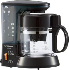 象印 コーヒーメーカー 4杯用 ガラス容器 水タンク固定式 ペーパーフィルター 珈琲通 0.54L ブラウン EC-TC40-TA(中古品)