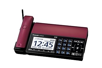 パナソニック おたっくす デジタルコードレスFAX 親機のみ スマホ連動 Wi-Fi搭載 ボル(中古品)