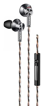 ONKYO カナル型イヤホン セミオープン/ハイレゾ音源対応/コントロールマイク付 ブラッ(中古品)