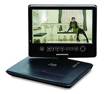 グリーンハウス 10.1型ワイドTFT液晶(LED) ポータブル ブルーレイプレーヤー GH-PBD10D-BK(中古:非常に良い)