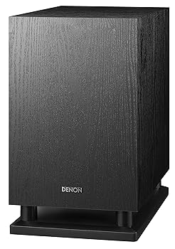 デノン Denon DSW-37 最大出力100W(PEAK)で迫力の重低音を再生するサブウーハー 17/37 シリーズ共通 ブラック DS(中古品)