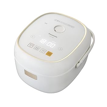 パナソニック 炊飯器 3.5合 IH式 ホワイト SR-KT067-W(中古品)