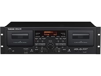 TASCAM 202MKVII ダブルカセットデッキ(中古品)