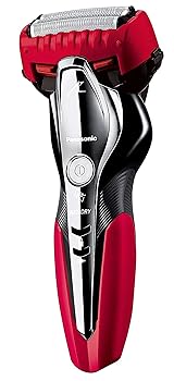 パナソニック ラムダッシュ メンズシェーバー 3枚刃 お風呂剃り可 赤 ES-ST2R-R(中古品)