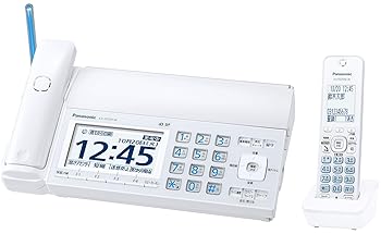 パナソニック おたっくす デジタルコードレスFAX 子機1台付き 迷惑電話対策機能搭載 ホワイト KX-PZ720DL-W(中古品)